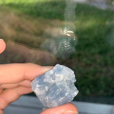 Blue Calcite RAW Blue Calcite Natural Rough Throat Chakra 5th Chakra ...