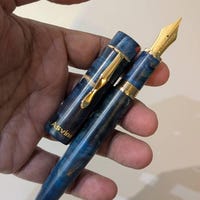 New Fuliwen 017 Fountain Pen Green-purple, Medium Nib Writing Office ...