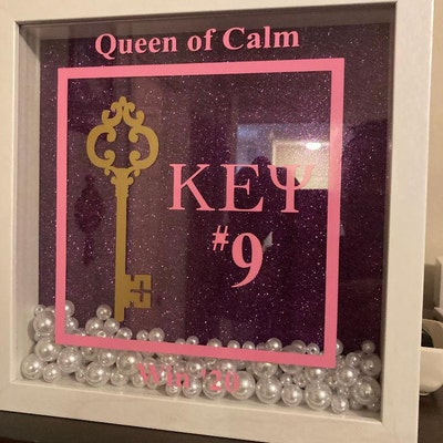Personalized KEY Shadow Box - Etsy