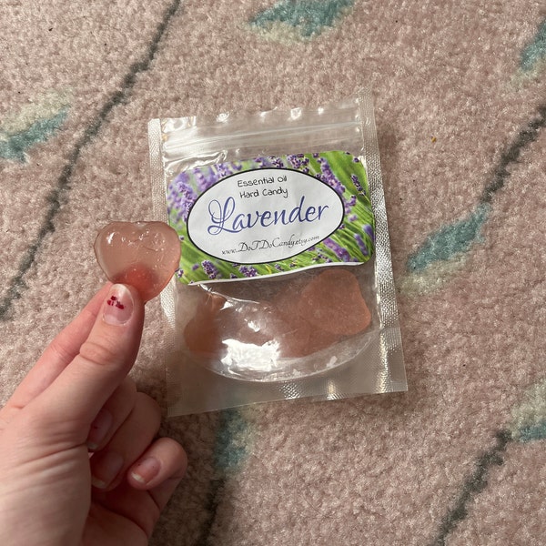 LAVENDER, Essential Oil Hard Candy, 5 Oz - Etsy