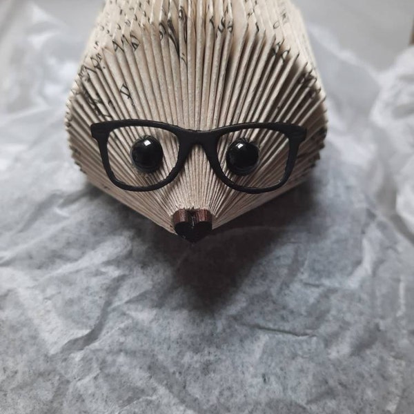 Small Paperbook Hedgehog - Etsy UK