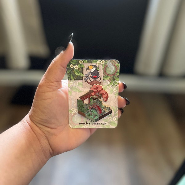 Acrylic Charm Keychain - Betta Fish in a Bottle - Etsy