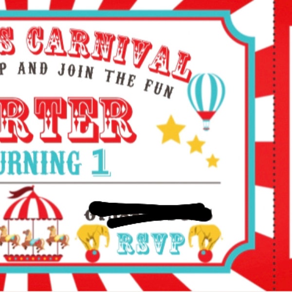 Vintage Circus Carnival Diaper Raffle Game, JPG & PDF Instant Download ...