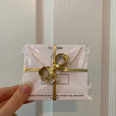 The Light Necklace, Matthew 5:13-14, Bible Verse Necklace, Gold Plated ...