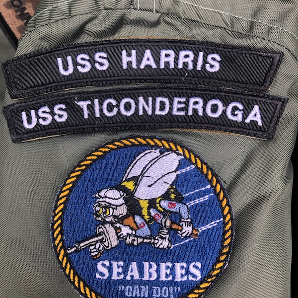 Custom Military Command Shoulder Rockers, Navy Dress Rocker, Navy ...