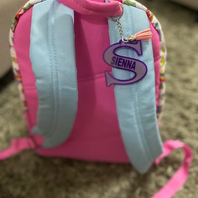 Kids Backpack Tag With Tassel, Personalized Custom Name Tag, Kids ...