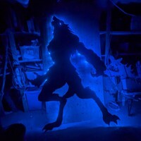 8ft Werewolf Template When Made. Printable Trace and Cut Halloween ...