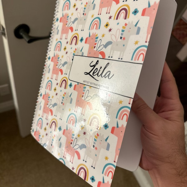 Sketchbook Journal Notebook Kids Art Gift Personalized Drawings 8.5 X ...