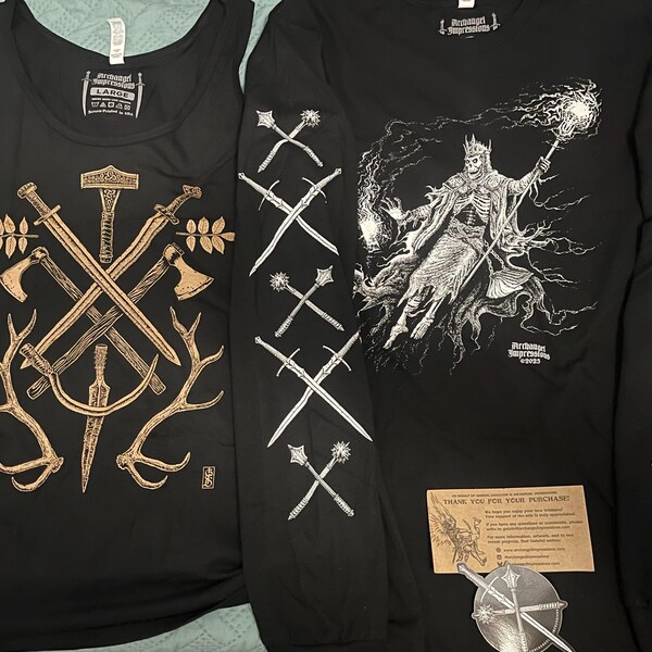 Medieval Weapons BANDANA, Scarf/handkerchief, Black Metal Dungeons ...