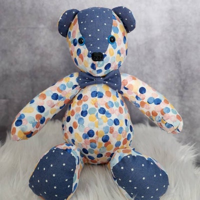 Simplicity A2115 Pattern Memory Bear Pattern Plush Sewing Pattern ...