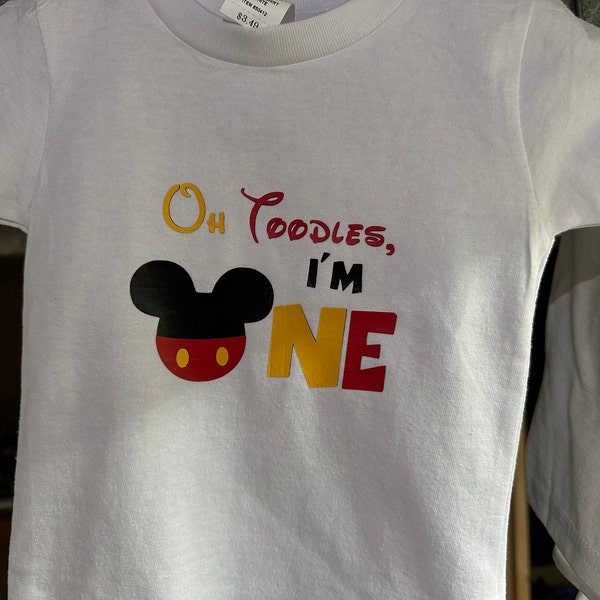 Mickey Mouse 1st Birthday PNG SVG: Oh Toodles Sublimation Art & Cut ...