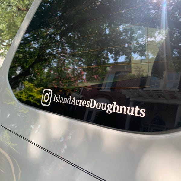 Instagram Car Decal - 10" Wide - Instagram Decal - Instagram Window ...