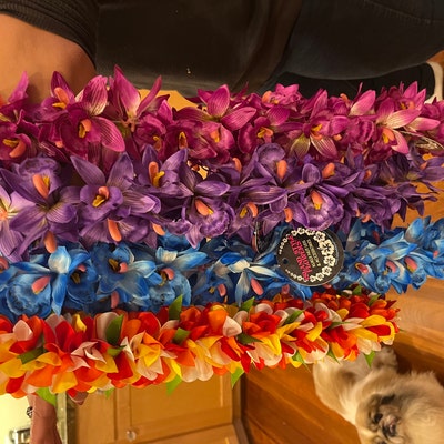 Hawaiian Koa Seed Lei Necklace Ipil Ipil Seed Lei BROWN Kukui Lei ...