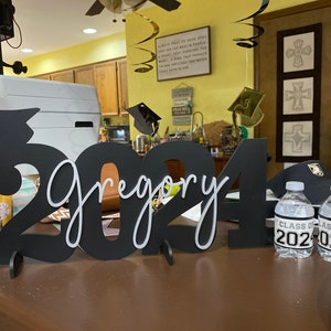 Custom Graduation Decor Name Sign, Custom Grad Sign, Class of 2024 ...