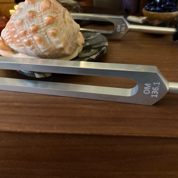 136.1 HZ Weighted Tune Fork, OM Tuning Fork With 9cm Extended Handle ...