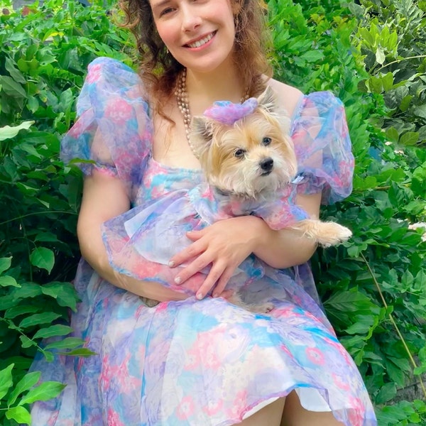 Cindy Dog Dress, Dog Clothes Pattern -LARGE & XLARGE- Sewing Pattern ...