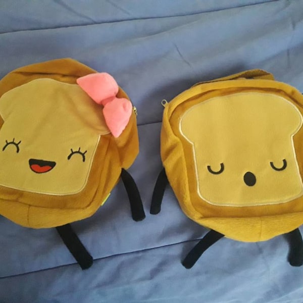 Mini Backpack,back to School Fabric Backpack, Mrs Bread Slice Kawaii ...