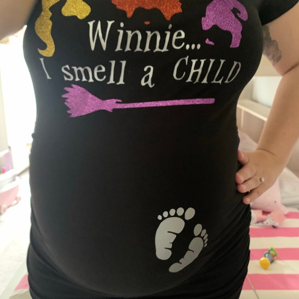 Hocus Pocus Maternity Pregnancy Announcement - Hocus Pocus Shirt ...