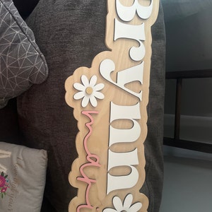 Stacked Names for Nursery, Wooden Letters, Name Sign, Nursery Letters ...