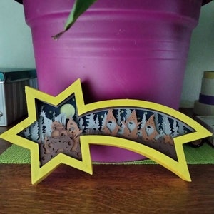 Easter 1 Shadow Box Files Paper Cut Light Box Template Files - Etsy