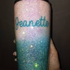 Yeti Glitter Rose Gold Tumbler/glitter Yeti Tumbler/dip Rose Gold Yeti ...