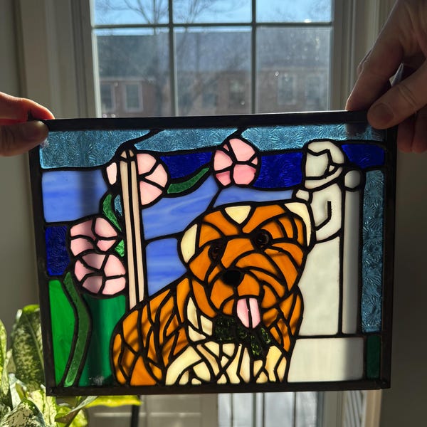 Custom Stained Glass Family, Friends, and Loved Ones Portraits - Etsy