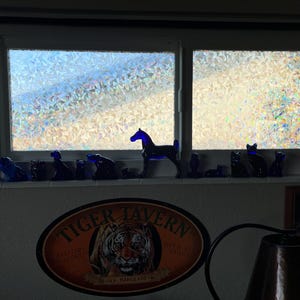 Cow Candy Dish Kemple Glassworks Blue Oval Covered Cow Candy Dish Bull ...