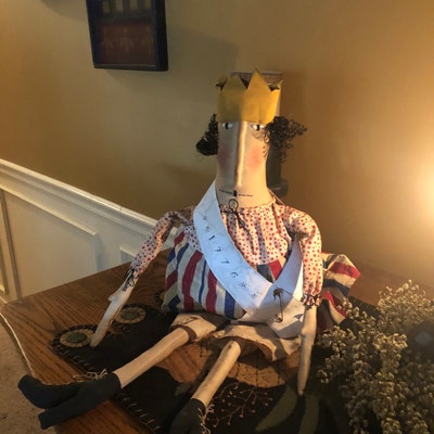 Primitive Lady Liberty Doll Patriotic 2 Photos - Etsy