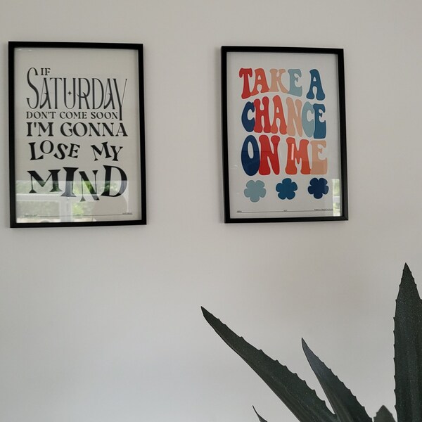 Le Chat Print - A3 A4 A5 - Cat Print - Gallery Wall - Wall Decor ...