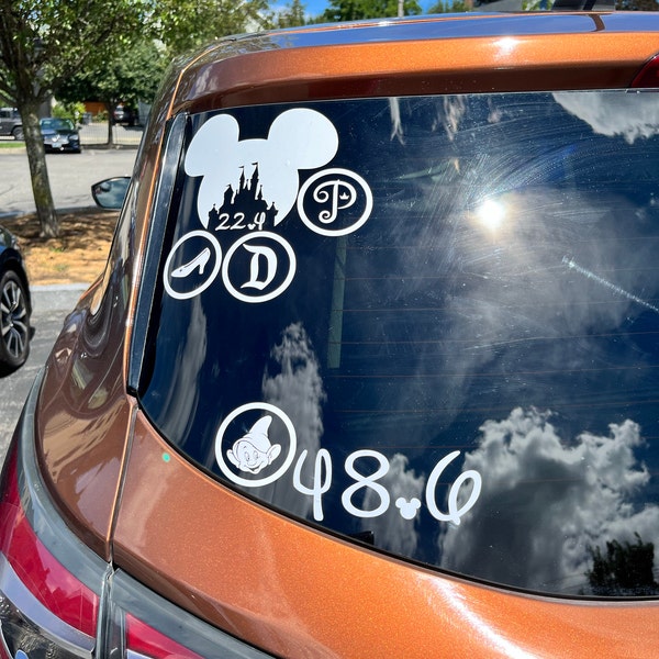 Rundisney Decals - Updated With New Races! - Etsy