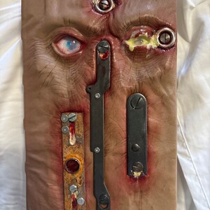 Grand Demonic Grimoire With 4 Eyes Large Dark Necronomicon, Black ...