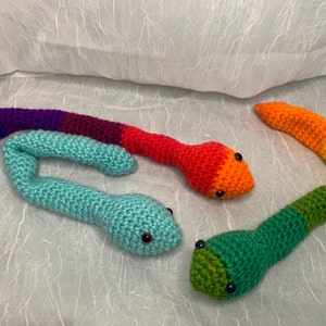 Fidget Snake Crochet PDF Pattern, Sensory Aid, Therapy Toy, Fidget Toy ...