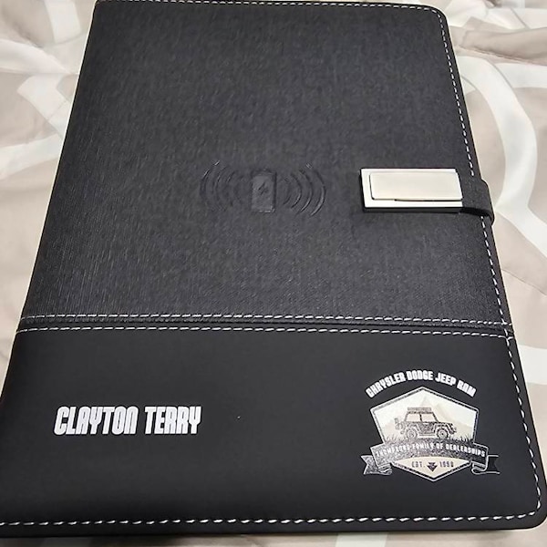 Personalized Smart Notebook, Wireless Charging Notebook Diary, Custom ...