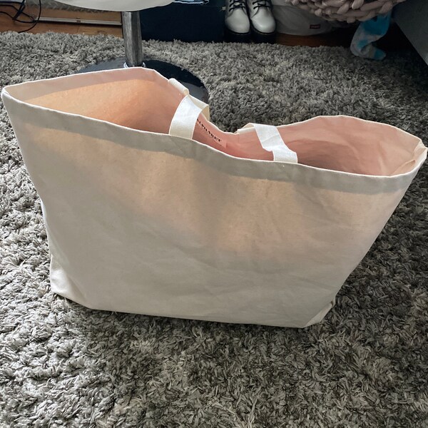 Really Big Bag - Large Weekend Bag - Giant Canvas Grocery Bag - Large ...