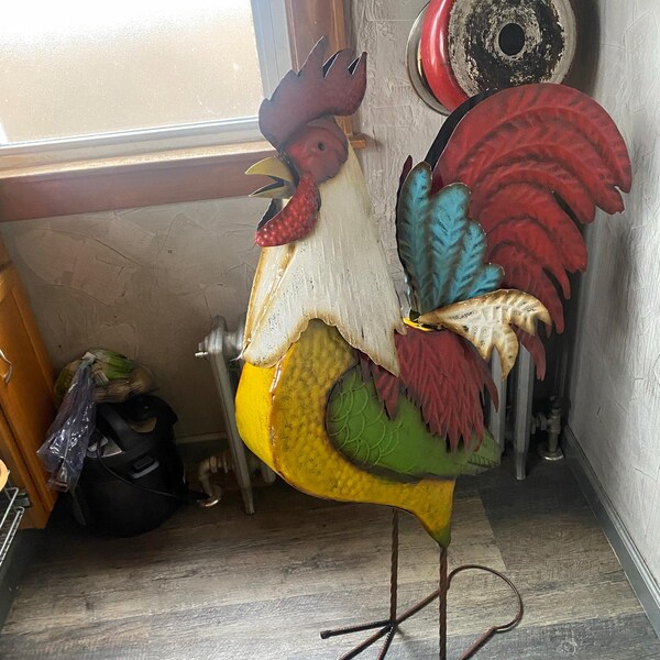 Cast Iron Moose Head Wall Mount Elk Deer Venison Rustic Cabin Art Faux ...