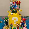 Super Mario Cake Topper, Mario Cake Topper Shaker With LED Lights ...