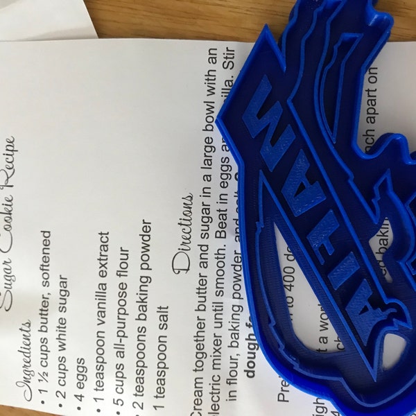 Buffalo Bills Cookie Cutter: Bills Mafia PLA Food Safe - Etsy
