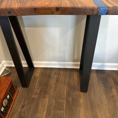 H 22 Inch, End Table Legs, Trapezoid Shape, 1 Pair, SS260 - Etsy