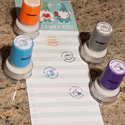 Custom Teacher Stamp,personalized Name Teacher Stamps,gift Stamp ...