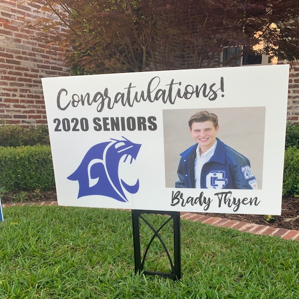 2025 Senior Yard Sign, High School Senior Sign, Congratulations Seniors ...