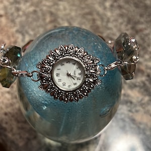 Watch Face for Bracelet Jewelry Craft Making Silver Victoria - Etsy