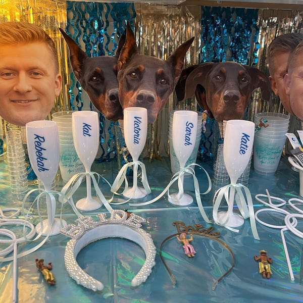 Custom Heads on a Garland Face on Banner Custom Birthday Wall Hang ...