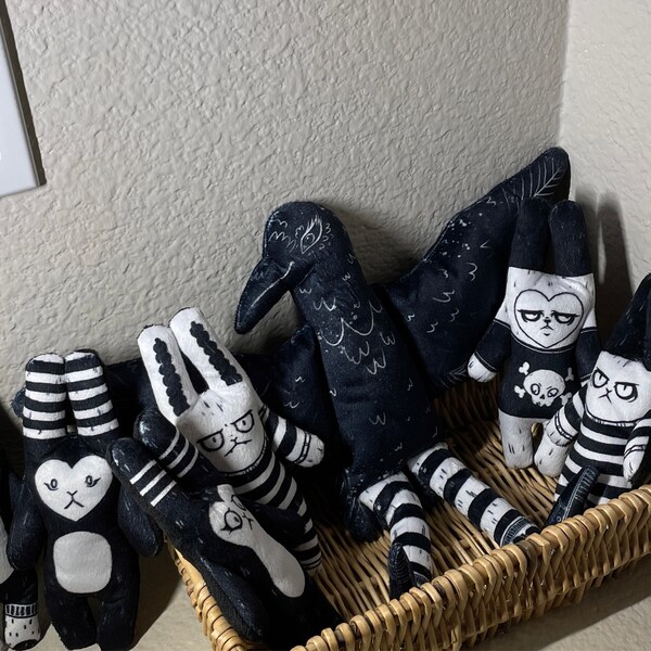 Bad Bunny Family Set #11 - Five Doll Collection, Weird Rabbit Doll ...