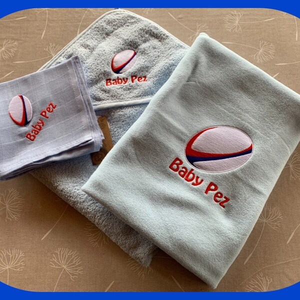 Large Rugby Ball- Machine Embroidery Design - Etsy