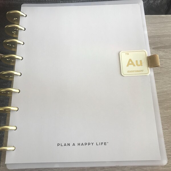 PLEPIC COLOR PU Classy Leather Index Tabs Monthly Index Tabs Weekly ...