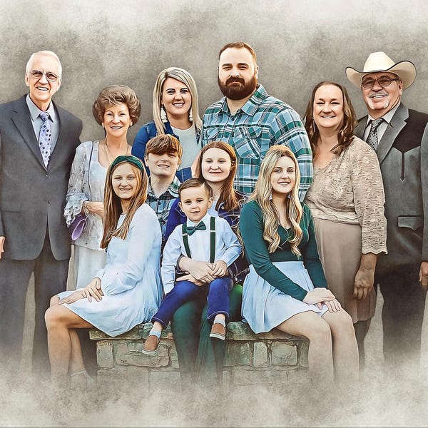 Add Person to Family Photo, Loved One Portrait With Baby, Deceased Love ...