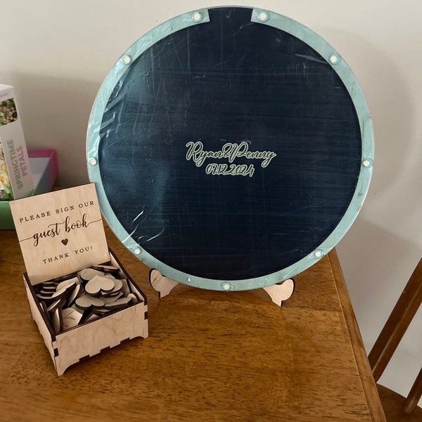 Butterfly Wedding Guest Box, Guest Book Alternative, Customized Guest ...