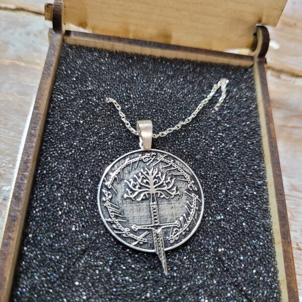 Tree of Life Necklace 925 Sterling Silver Celtic Rope Tree Pendant ...