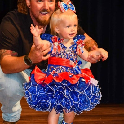 Star Spangled Dress, Independence Day Dress Pageant Dress, 4th of July ...