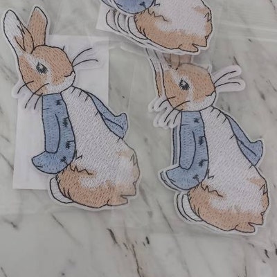 Peter Rabbit in the Carrot Patch Iron-on/sew-on Motif - Etsy